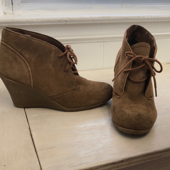 White Mountain | Shoes | Used Wedge Booties 75 | Poshmark
